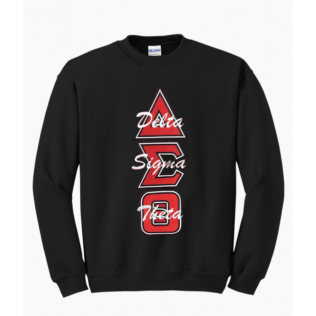 Delta Sigma Theta DST Stacked Symbols Sweatshirt – Washington Designs