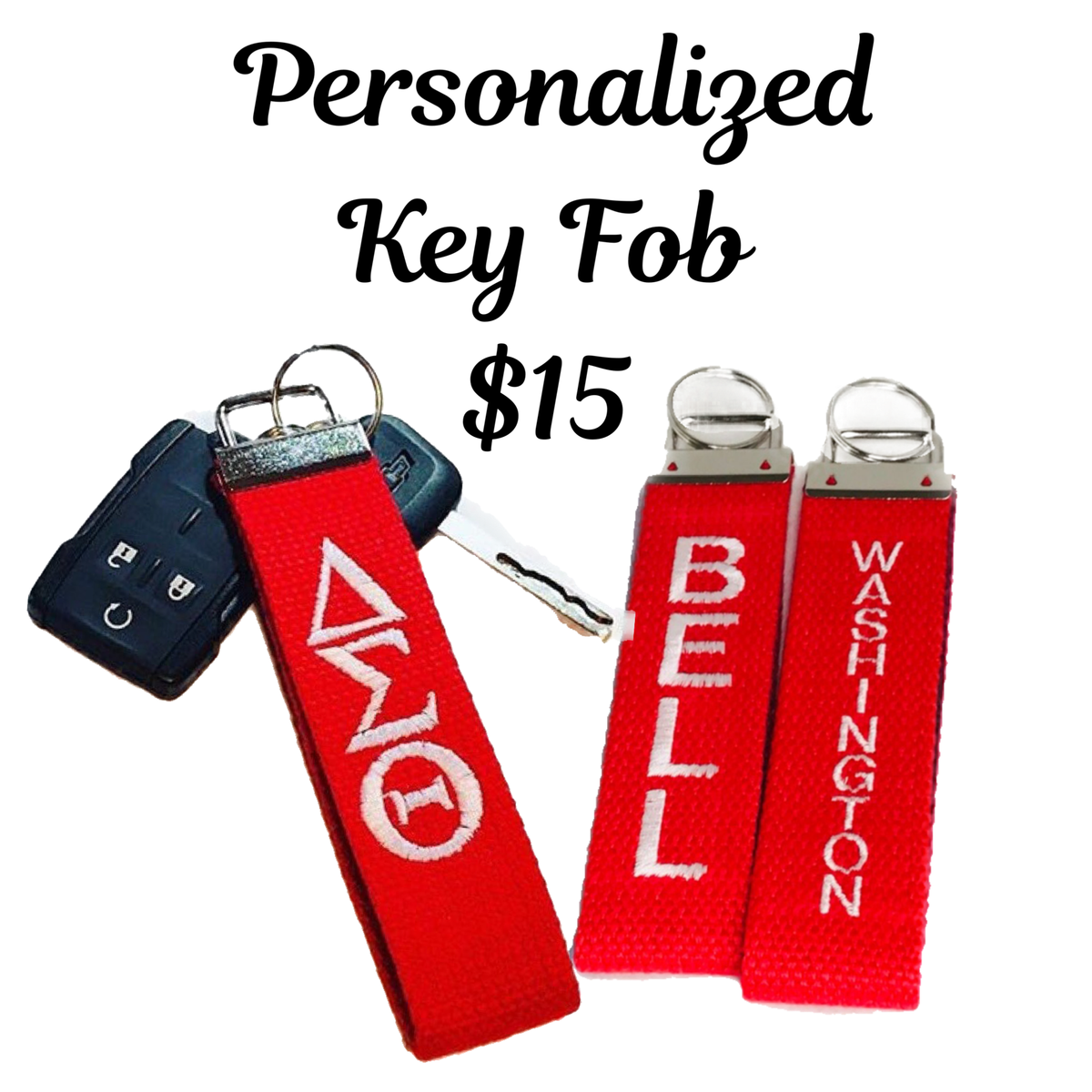 Personalized Key Fob – Washington Designs