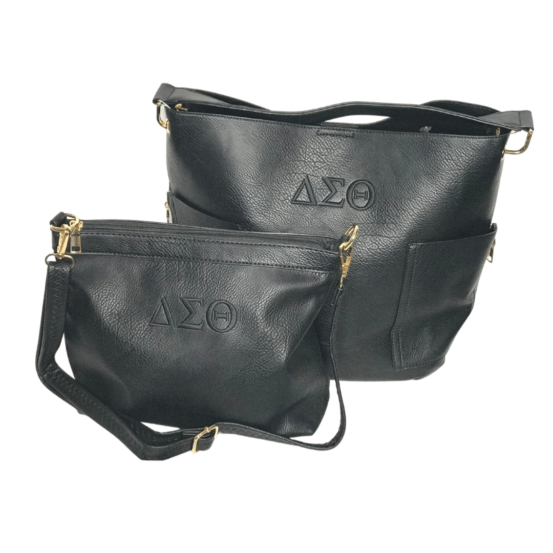 Delta Sigma Theta DST 2n1 Bucket Tote – Washington Designs