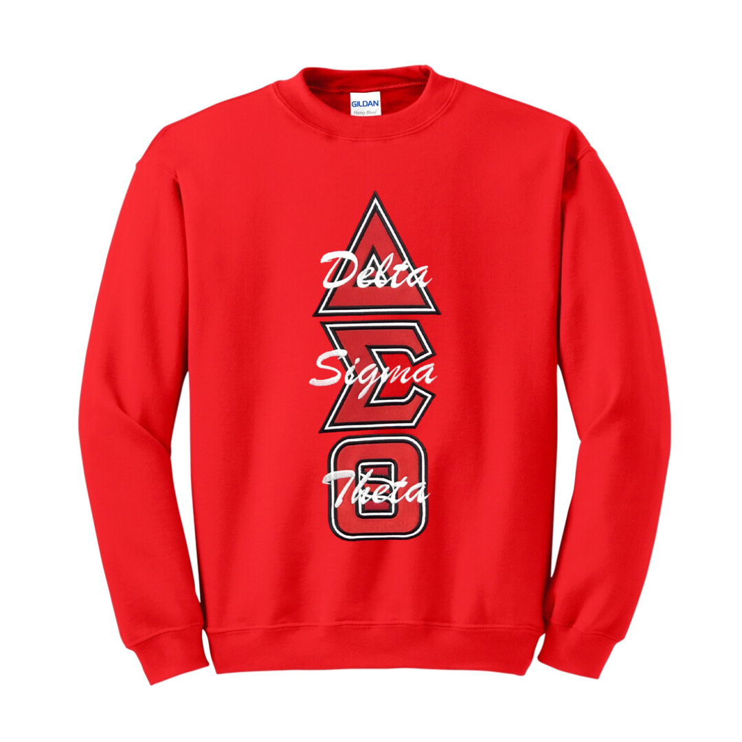 Delta Sigma Theta DST Stacked Symbols Sweatshirt – Washington Designs
