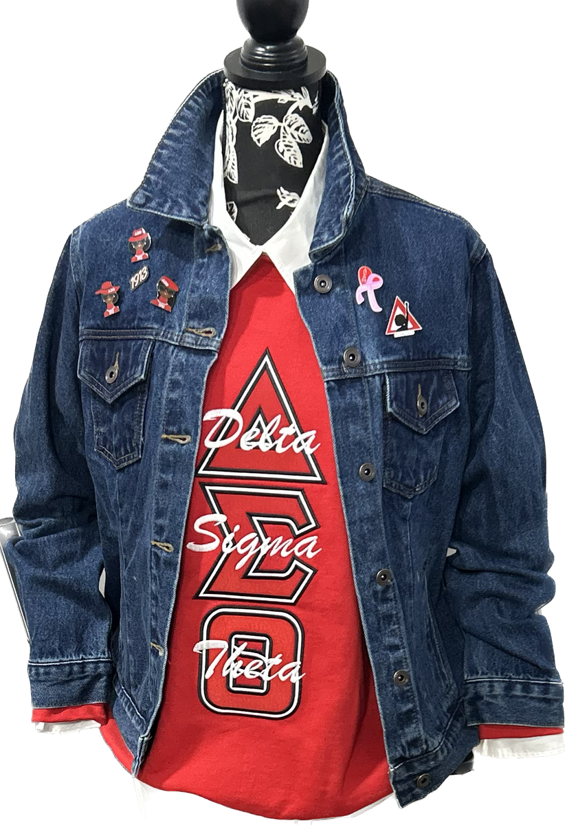 Delta Sigma Theta DST Stacked Symbols Sweatshirt – Washington Designs