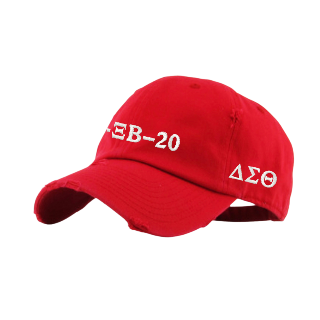 Delta Sigma Theta DST Custom Initiated Distressed Vintage Cap or Class ...